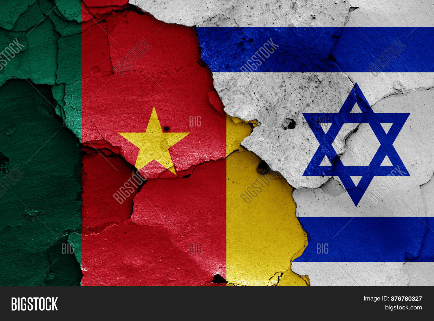 Flags Cameroon Israel Image & Photo (Free Trial) | Bigstock