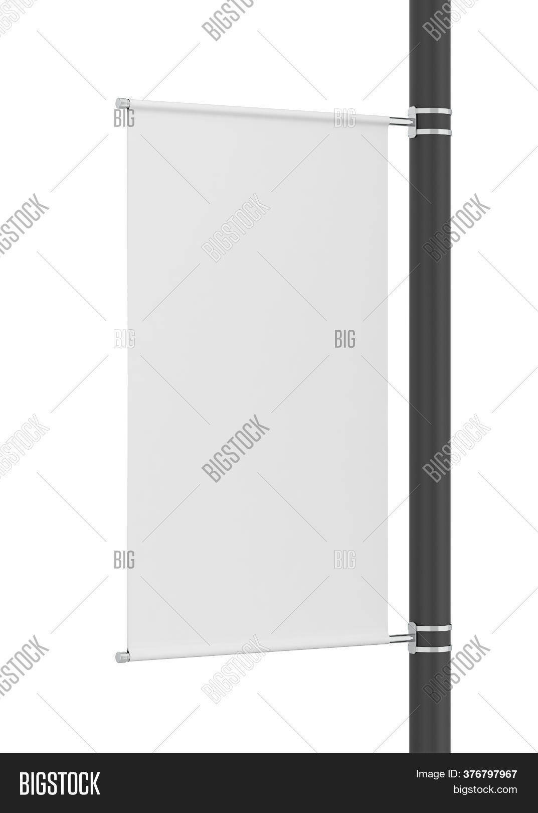 Blank Pole Banner Image & Photo (Free Trial) | Bigstock