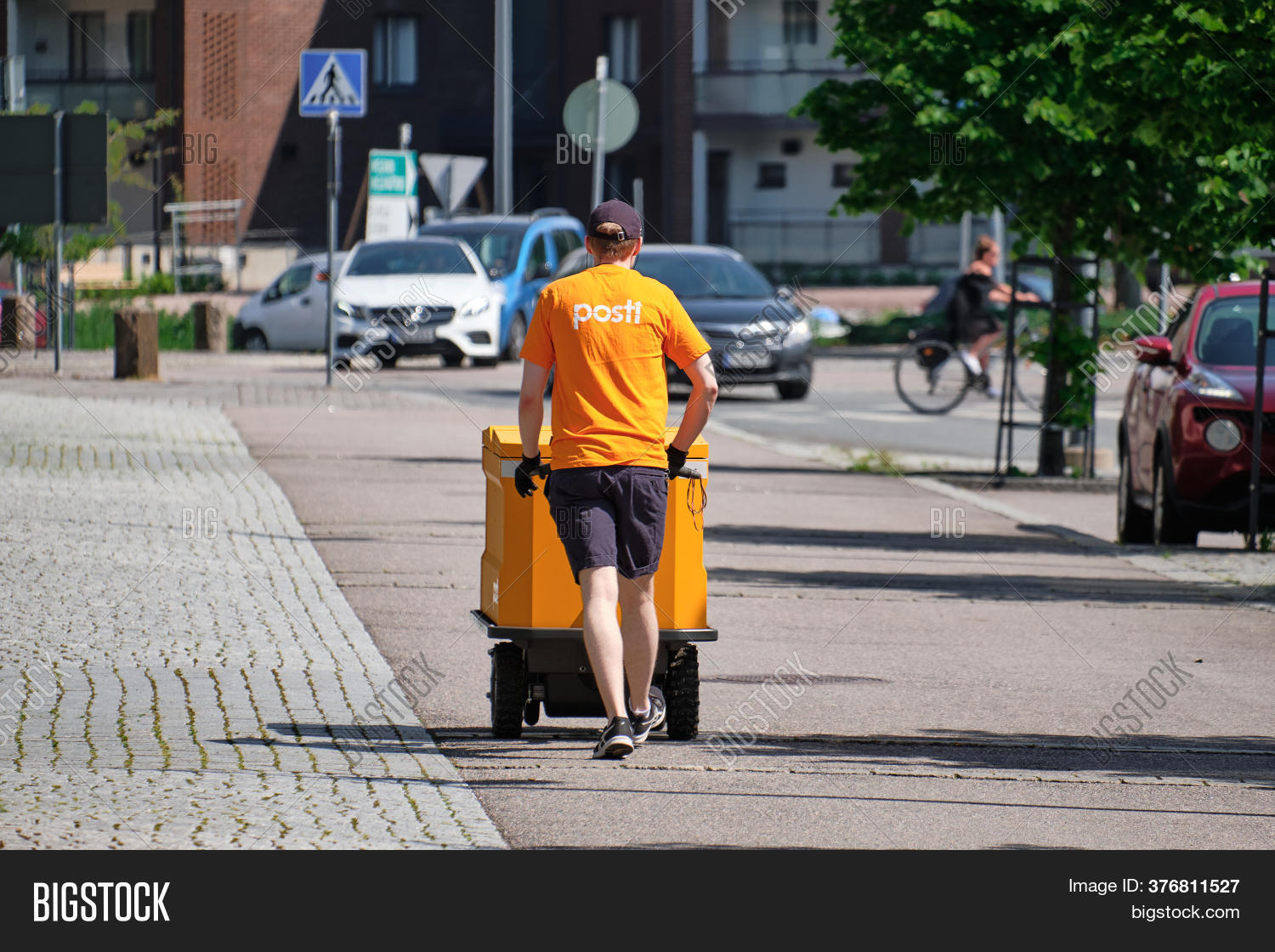 Finnish Postman Walks Image & Photo (Free Trial) | Bigstock