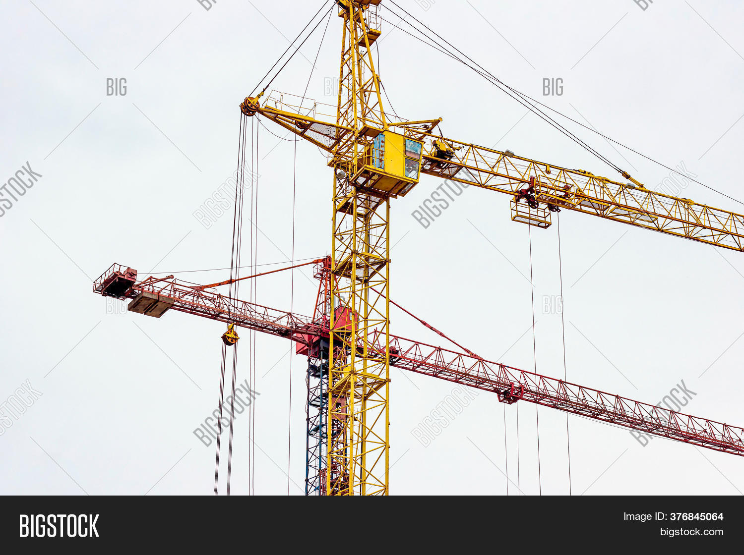Two High Cranes House Image & Photo (Free Trial) | Bigstock