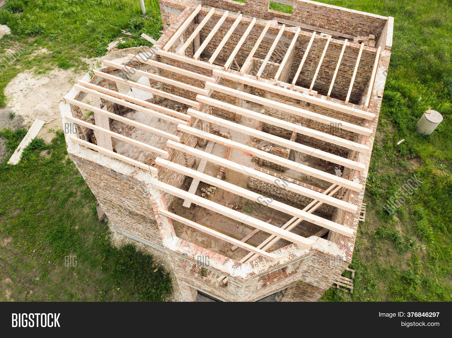 Aerial View Brick Image & Photo (Free Trial) | Bigstock