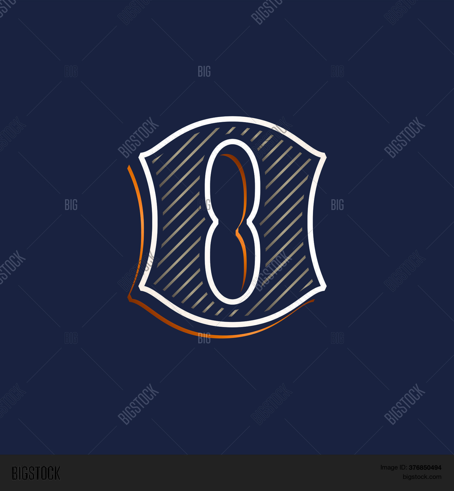 Vintage Number Zero Vector & Photo (Free Trial) | Bigstock