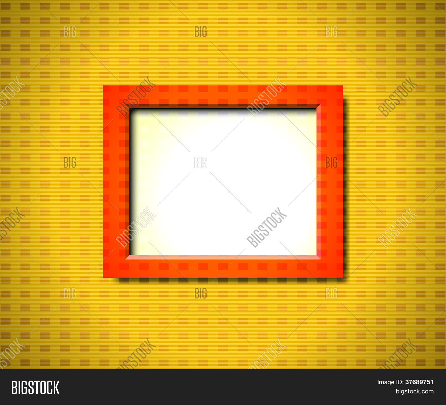 Red Rectangular Frame Vector & Photo (Free Trial) | Bigstock