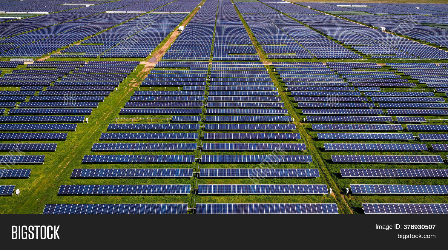 Solar Panel Farm Image & Photo (Free Trial) | Bigstock