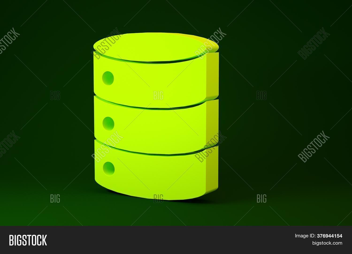 Yellow Server, Data, Image & Photo (Free Trial) | Bigstock
