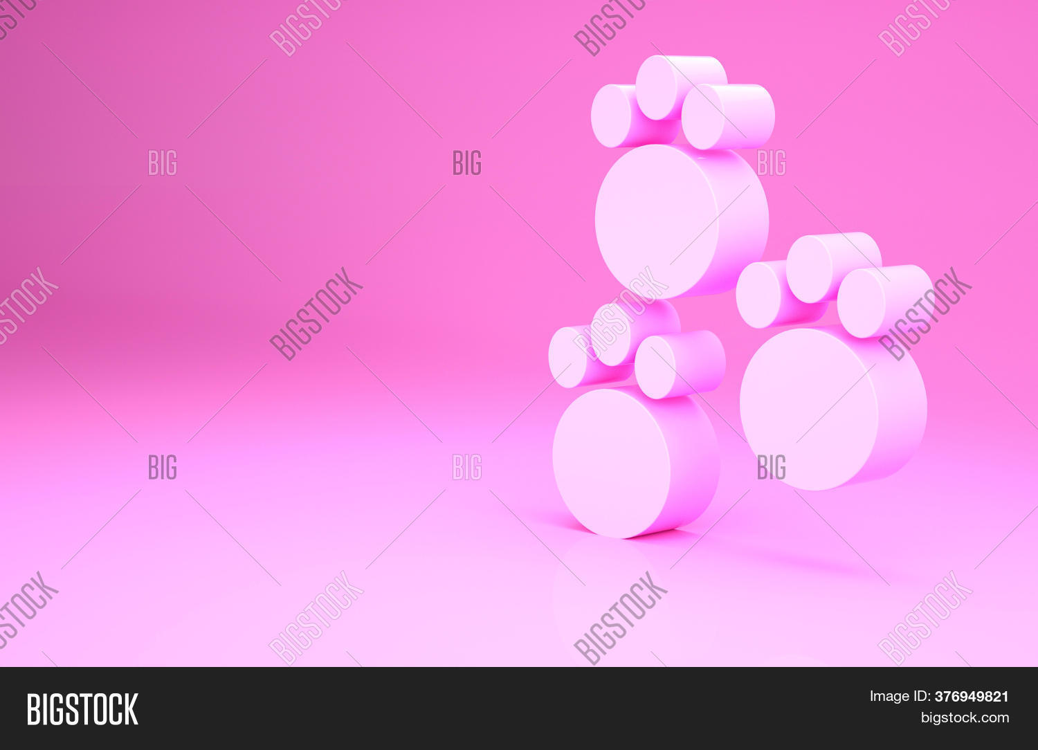 Pink Paw Print Icon Image & Photo (Free Trial) | Bigstock