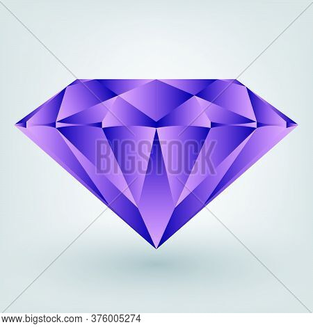 Diamond Purple On Vector & Photo (Free Trial) | Bigstock