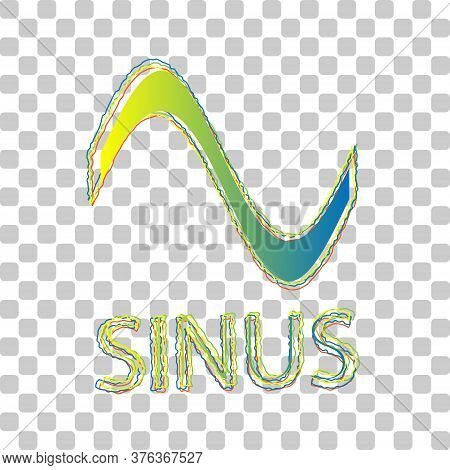 Sinus Graph Line Icon Vector & Photo (Free Trial) | Bigstock
