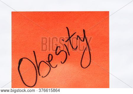 Obesity Handwriting Image & Photo (Free Trial) | Bigstock