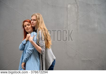 Two Happy Girlfriends Image & Photo (Free Trial) | Bigstock