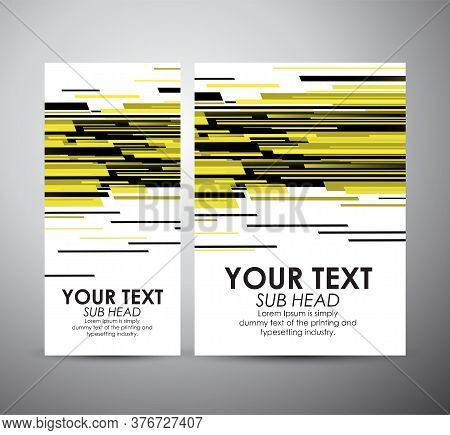 Business Design Abstract Line Template Or Banner. Abstract Art. Vector ...
