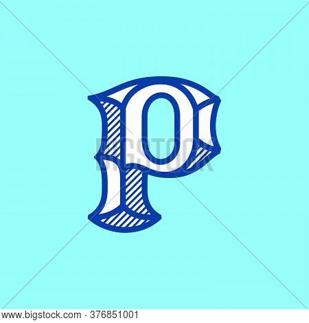 Decorative Vintage P Vector & Photo (Free Trial) | Bigstock