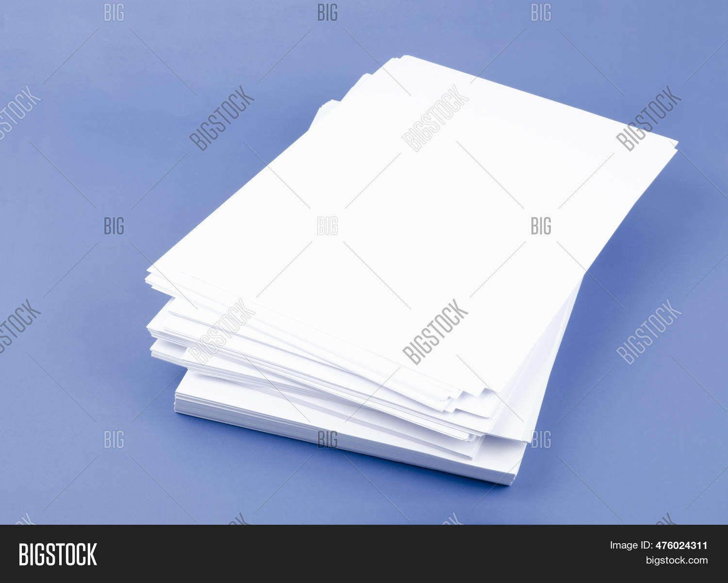 Stack Blank A4 Paper Image & Photo (Free Trial) | Bigstock