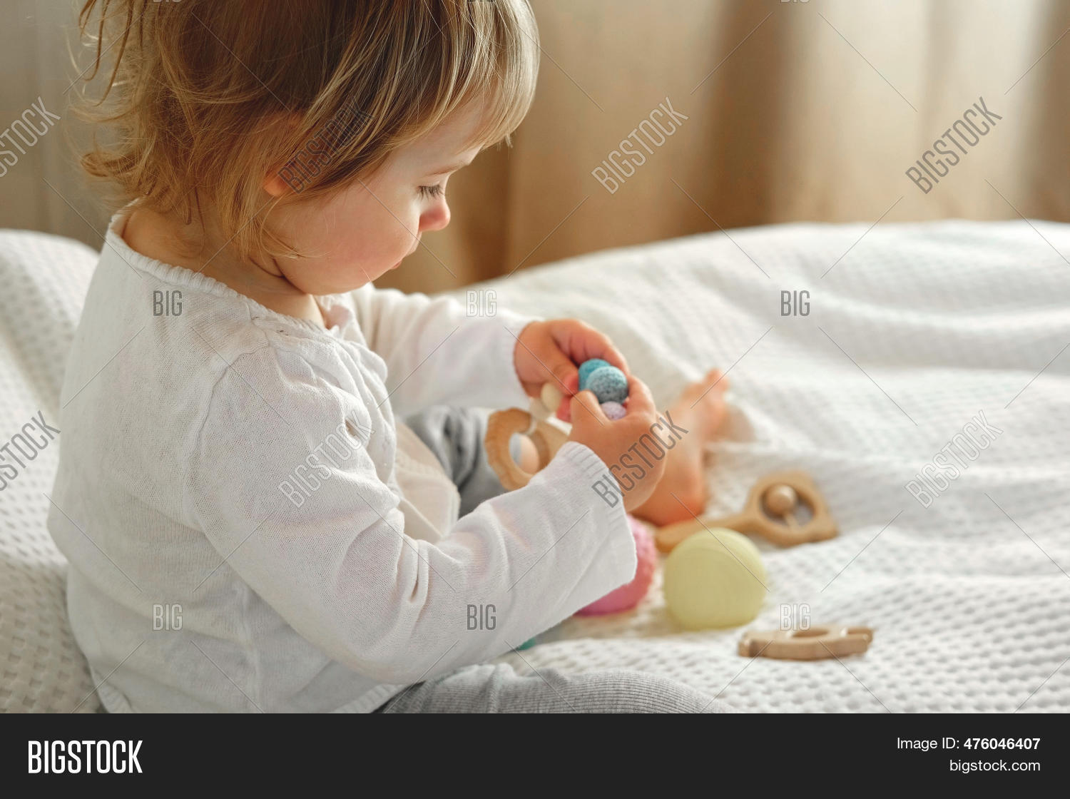 Cute Baby Girl Playing Image & Photo (Free Trial) | Bigstock