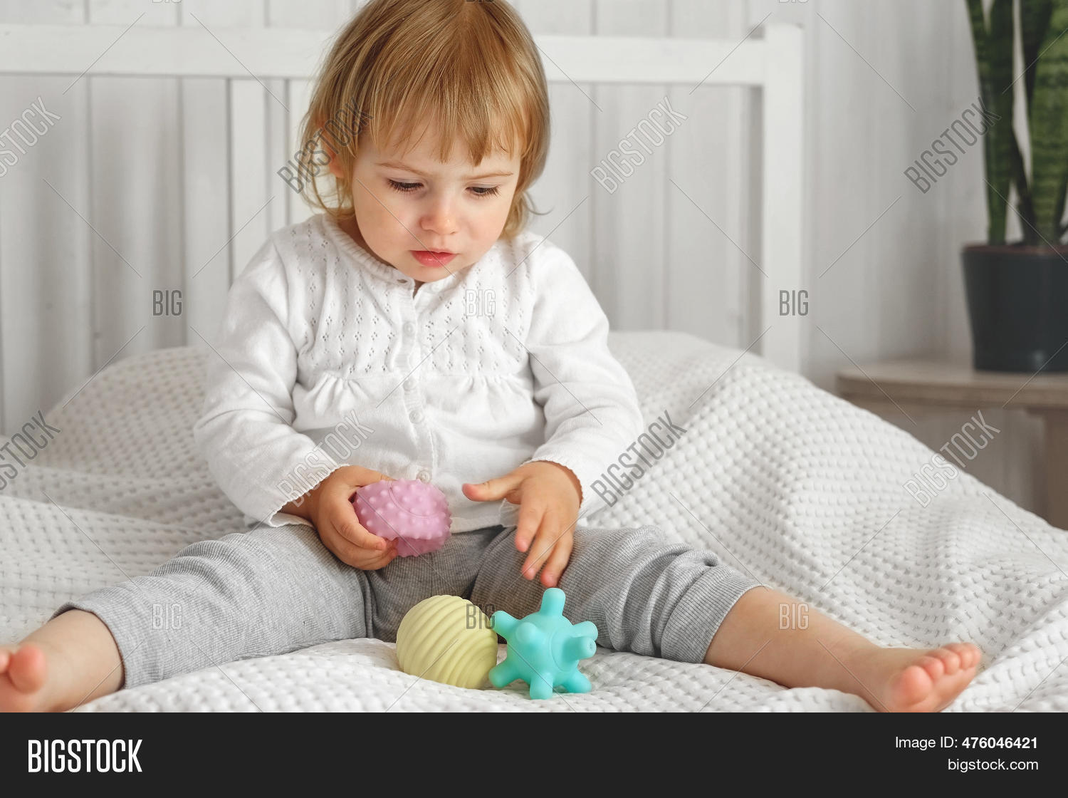 Cute Baby Girl Playing Image & Photo (Free Trial) | Bigstock