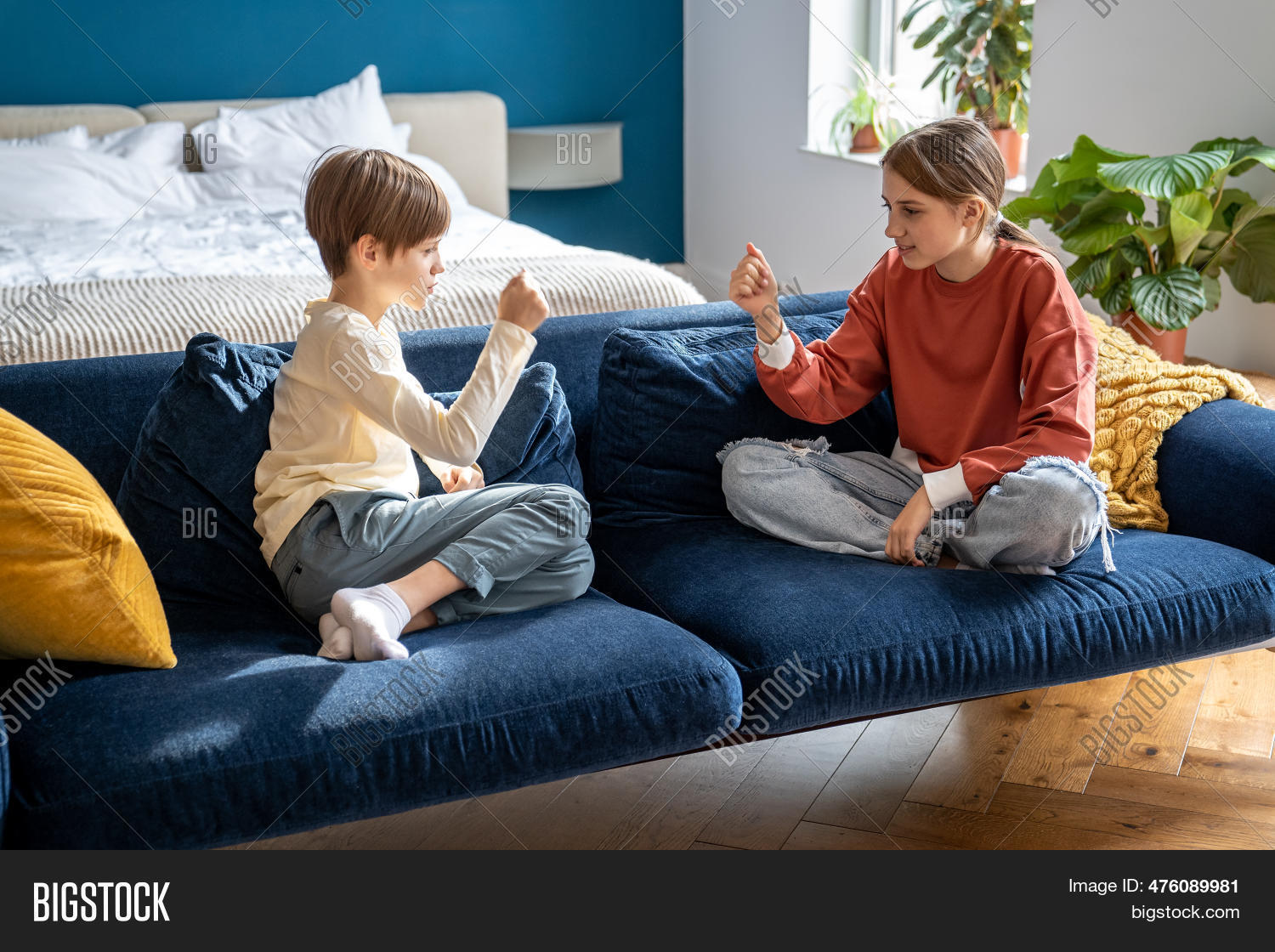 Friendly Siblings Teen Image & Photo (Free Trial) | Bigstock