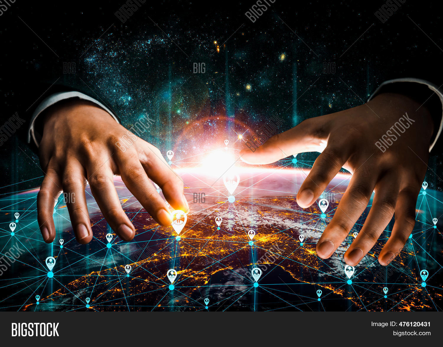 Global Network Image & Photo (Free Trial) | Bigstock