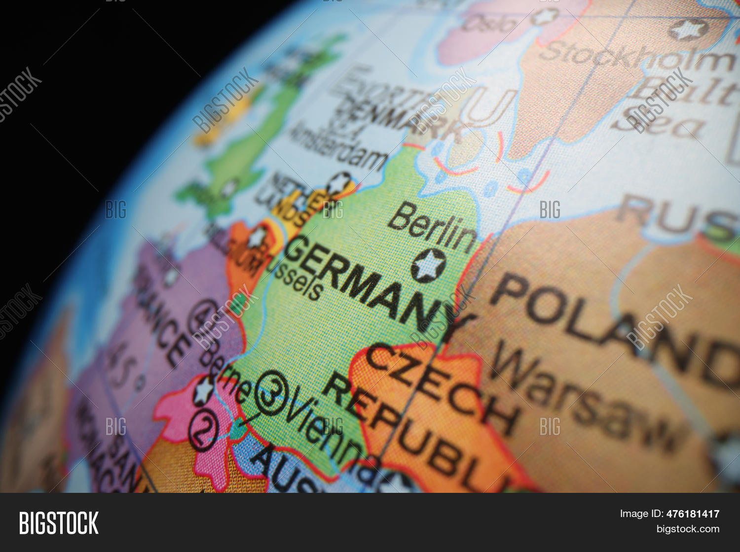Germany On World Image & Photo (Free Trial) | Bigstock