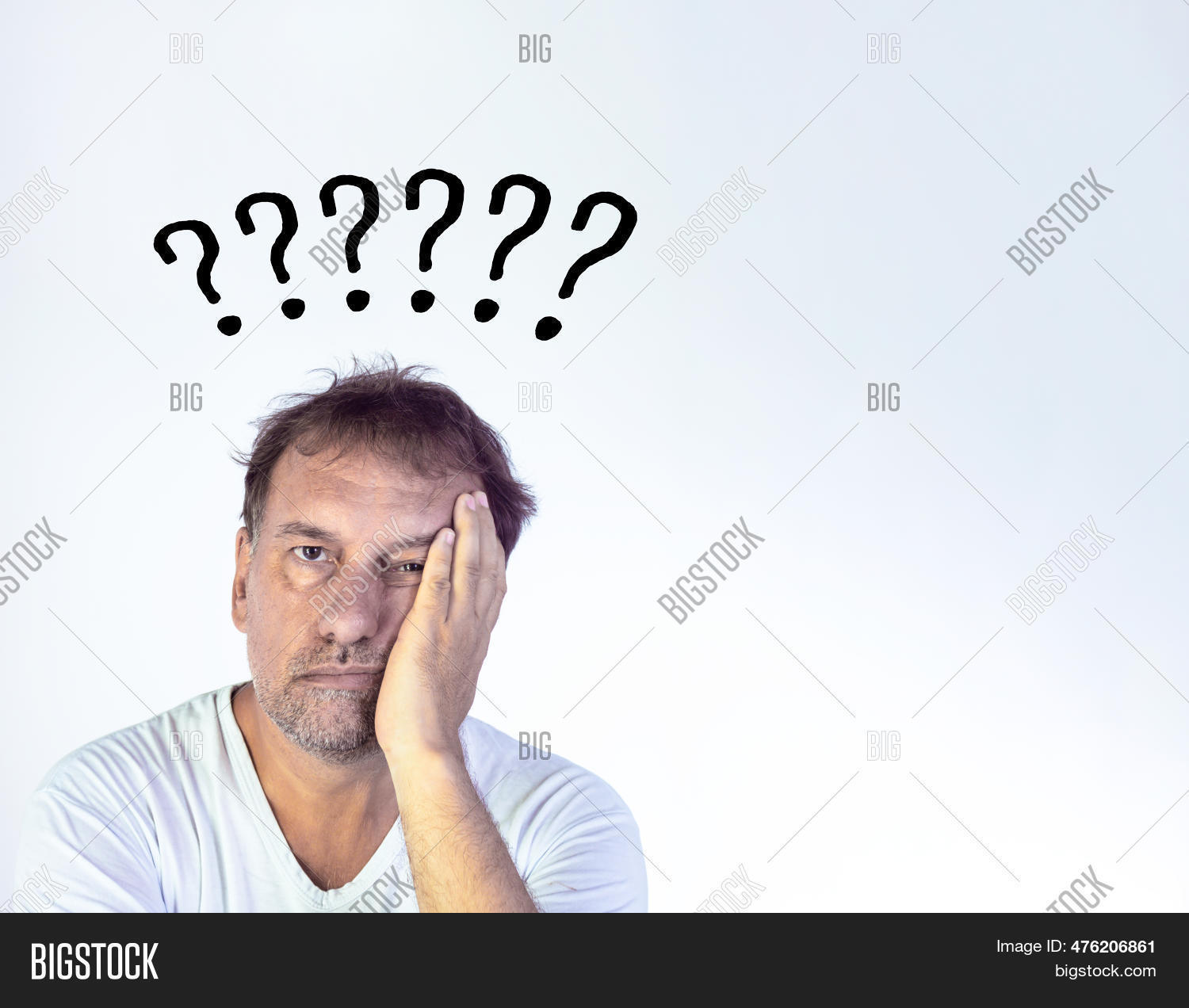 Man Sitting His Face Image And Photo Free Trial Bigstock