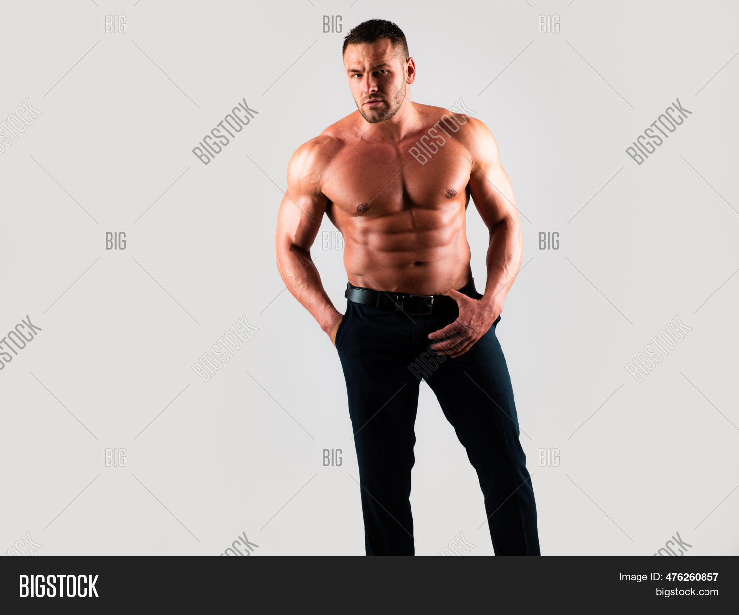 Muscular Shirtless Image & Photo (Free Trial) | Bigstock