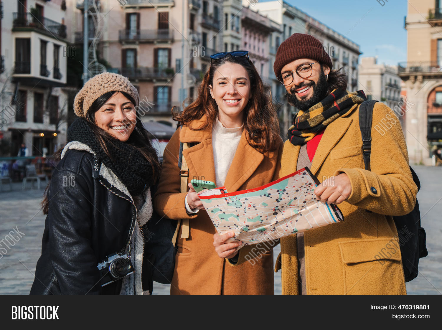 Group Tourist Friends Image & Photo (Free Trial) | Bigstock