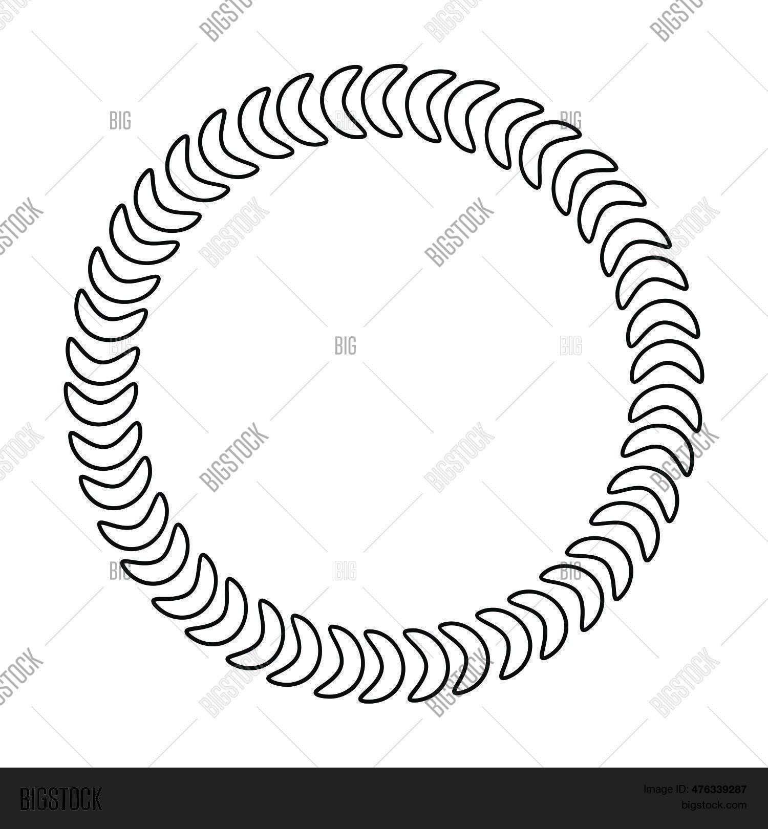 Circle Frame Round Vector & Photo (Free Trial) | Bigstock