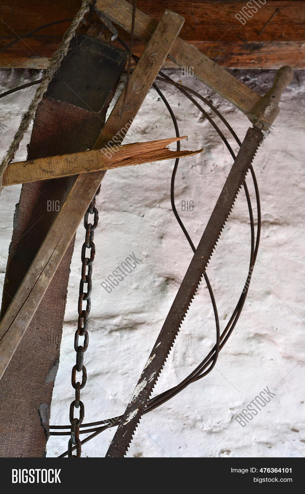 Very Old Saw Hanging Image & Photo (Free Trial) | Bigstock