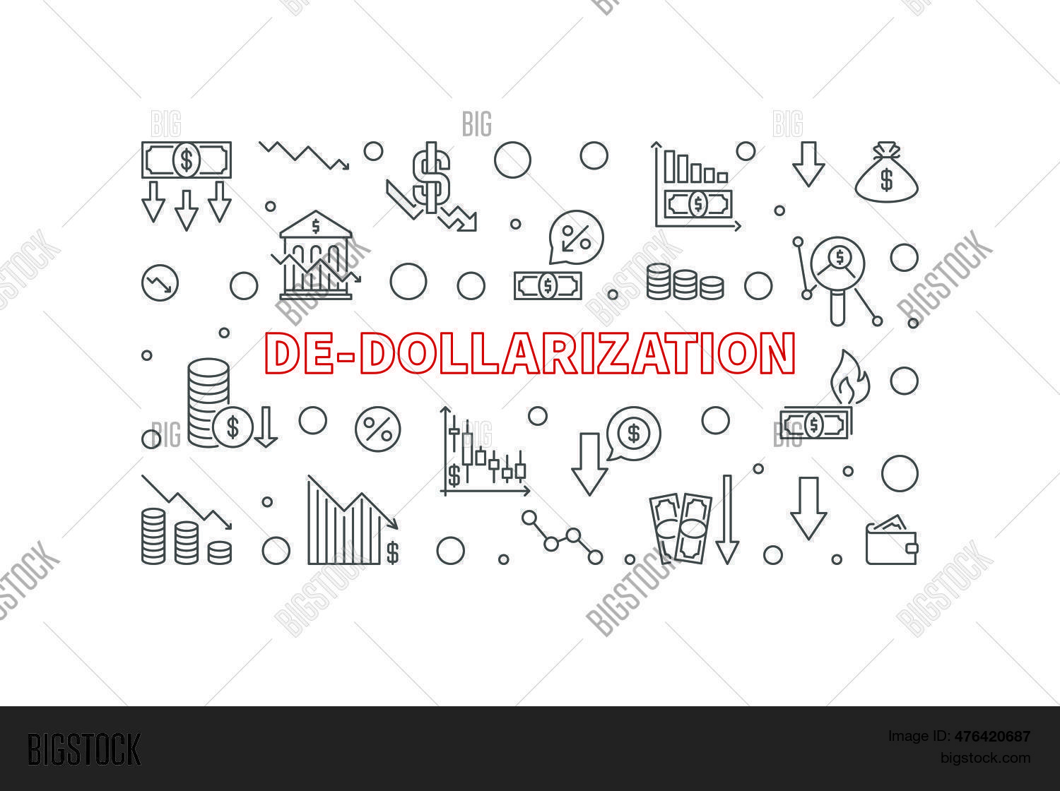 De-dollarization Vector & Photo (Free Trial) | Bigstock