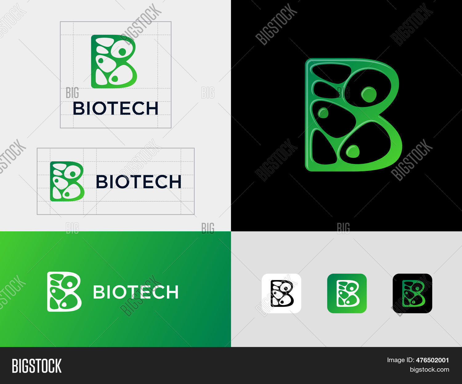 Biotech Logo. Letter Vector & Photo (Free Trial) | Bigstock