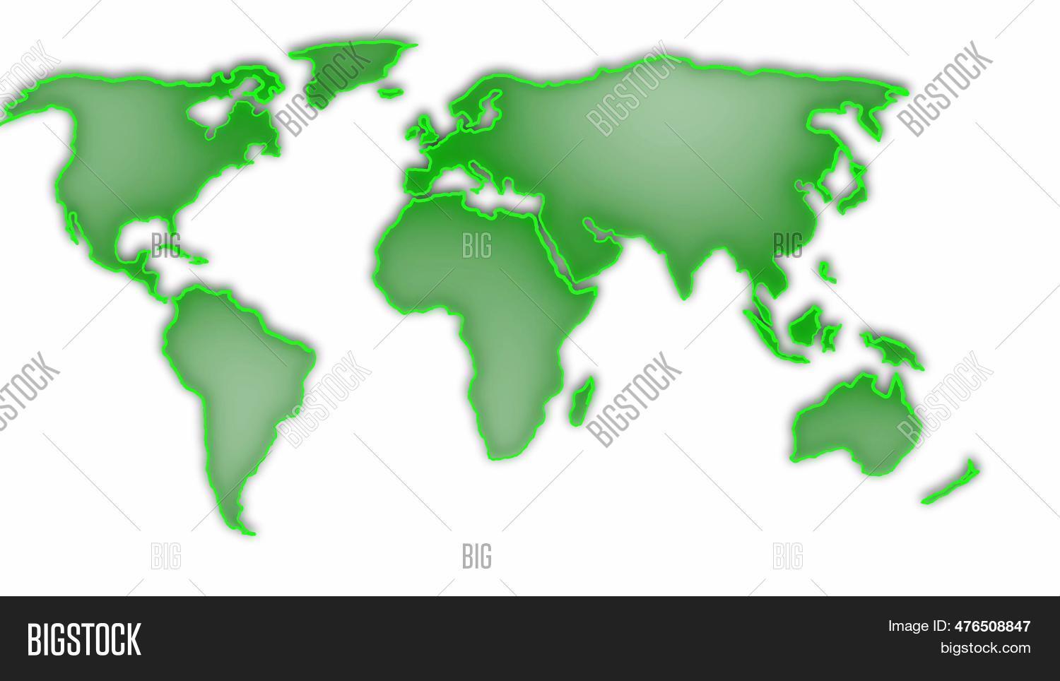World Map Borders Image & Photo (Free Trial) | Bigstock