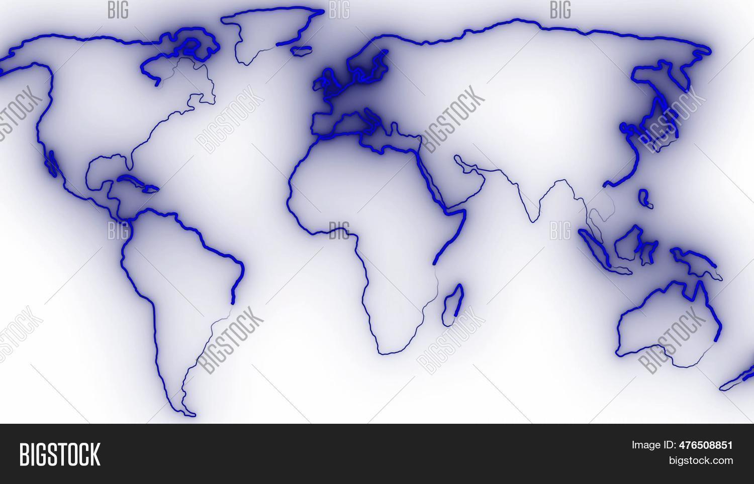 World Map Borders Image & Photo (Free Trial) | Bigstock