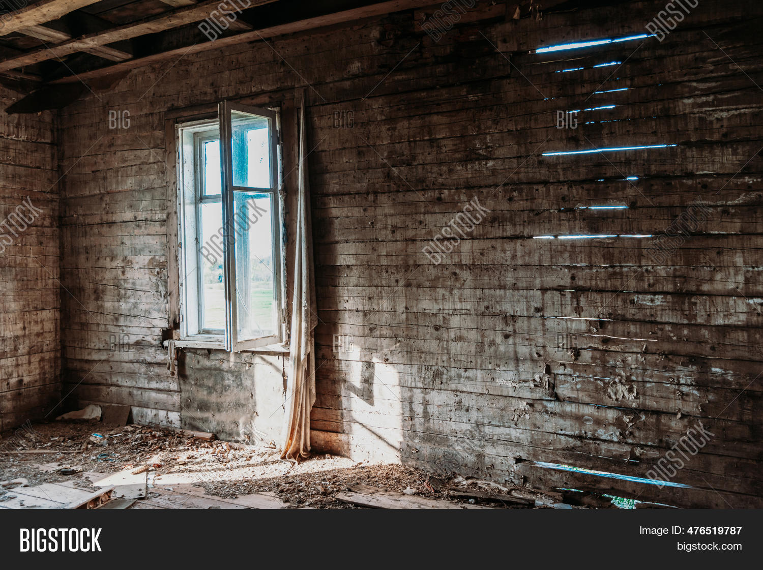 Empty Old Wooden Room Image & Photo (Free Trial) | Bigstock