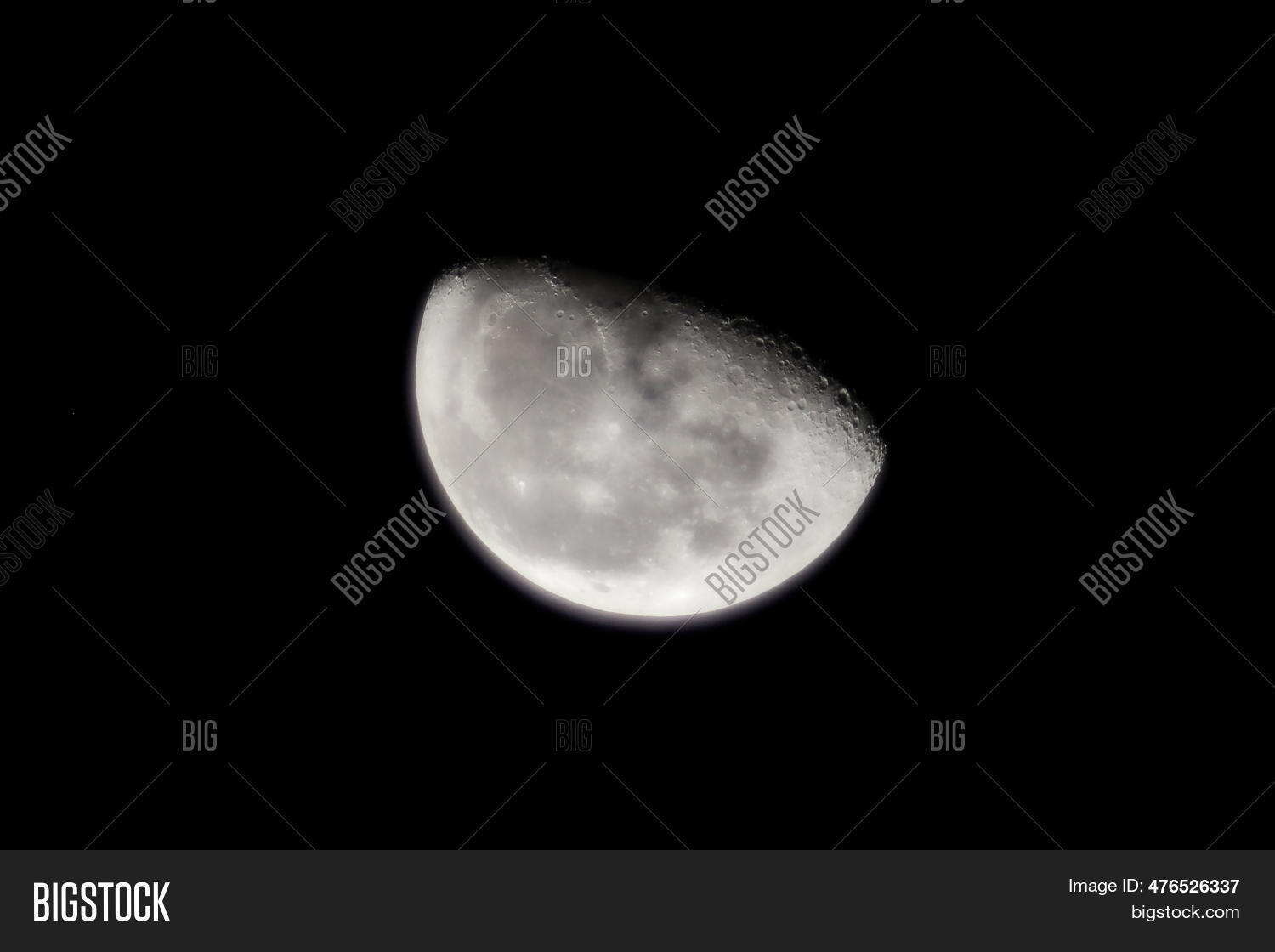 Wanning Gibbous Moon Image & Photo (Free Trial) | Bigstock