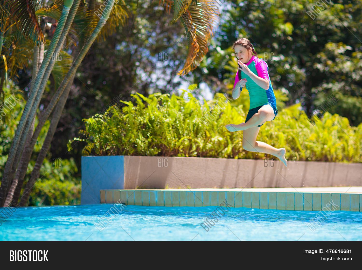 Kids Jump Into Image & Photo (Free Trial) | Bigstock