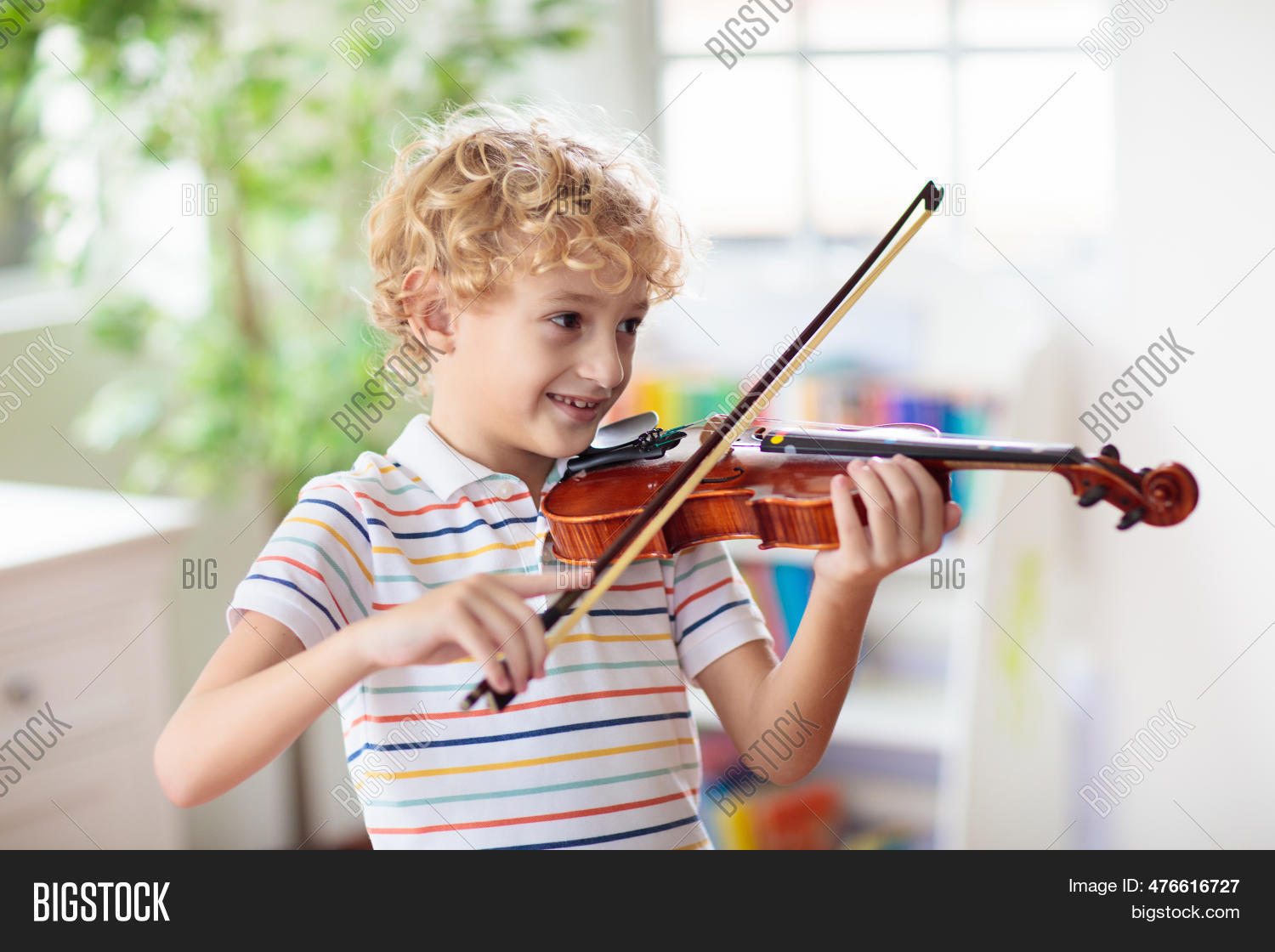 Child Playing Violin. Image & Photo (Free Trial) | Bigstock