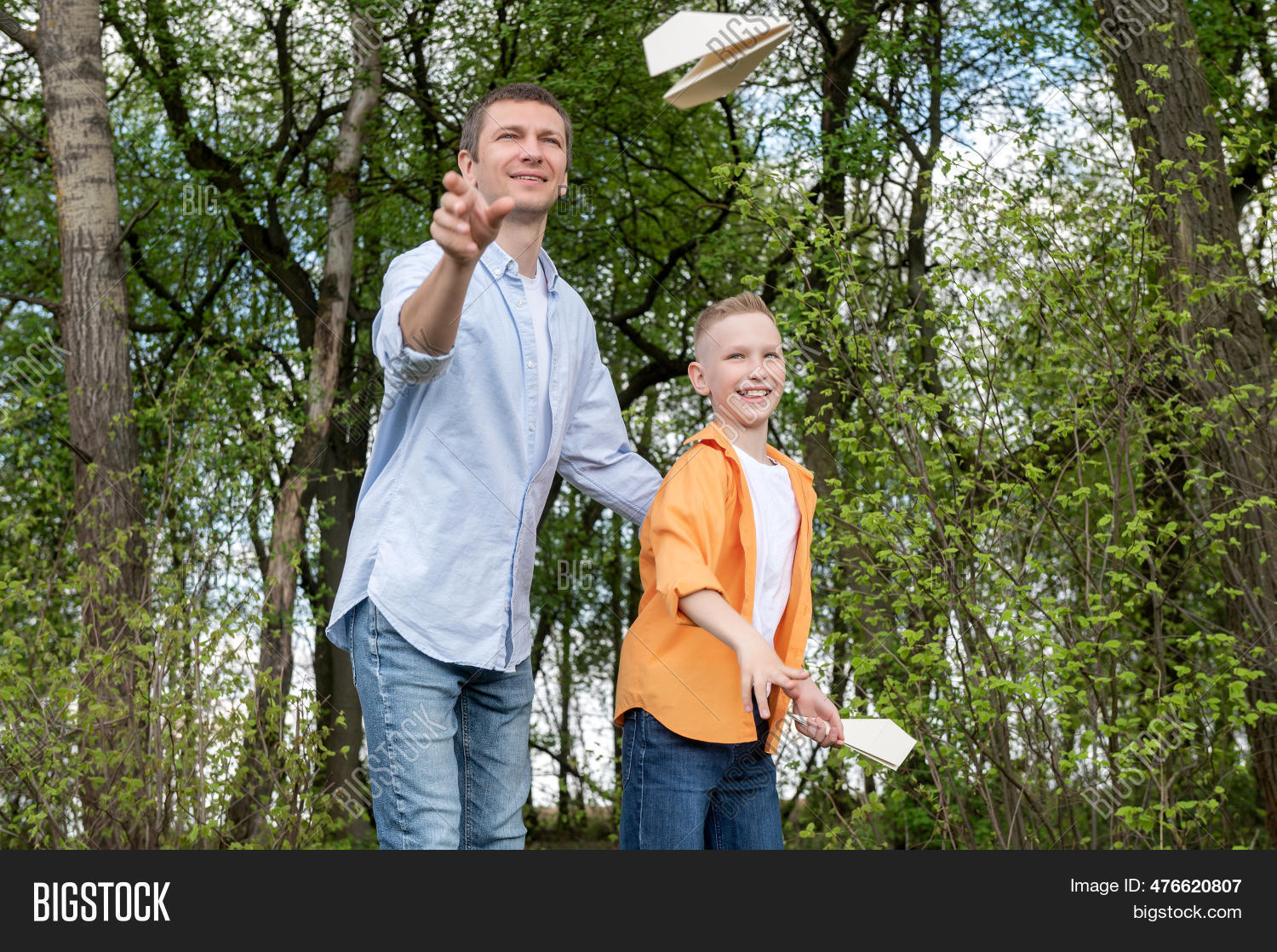 Cute Boy His Father Image & Photo (Free Trial) | Bigstock