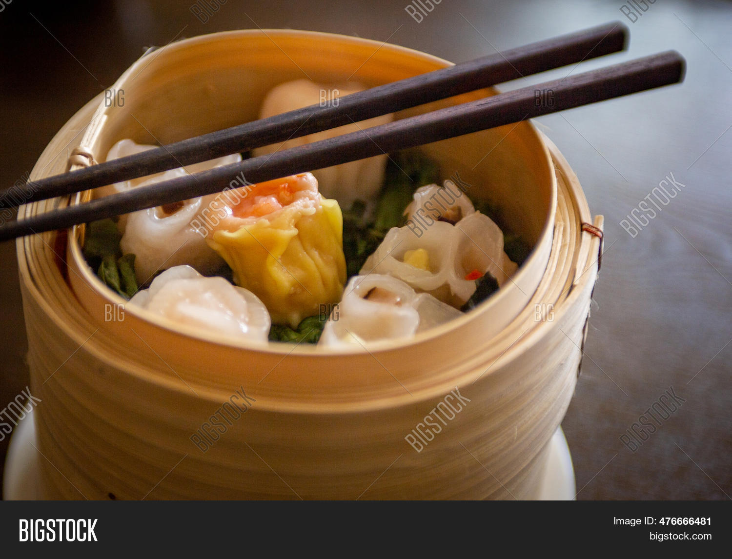 Dim Sum Basket Ready Image & Photo (Free Trial) | Bigstock