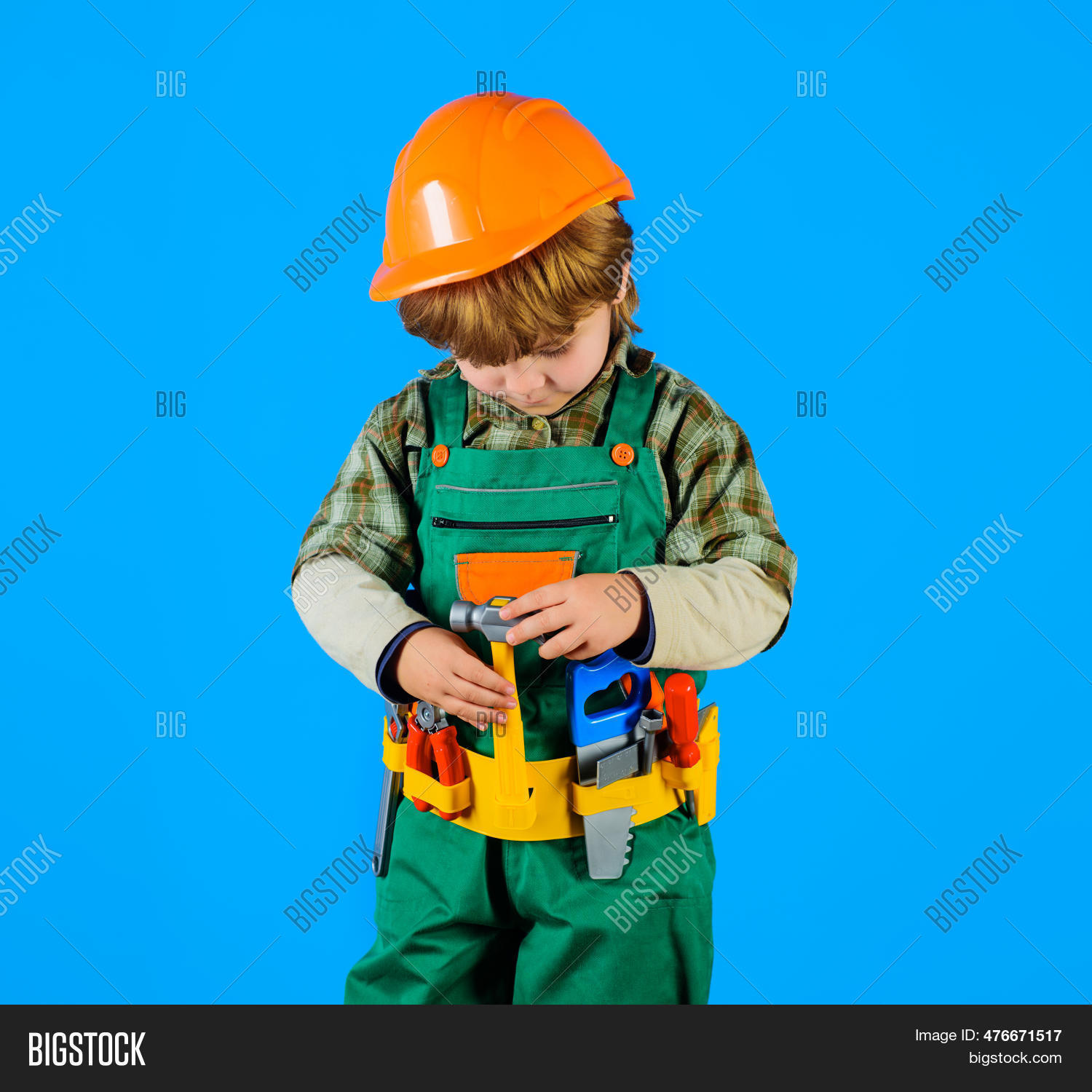 Little Kid Repairman Image & Photo (Free Trial) | Bigstock