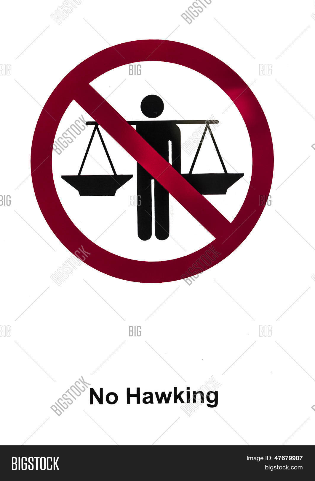 No Hawking Sign On Image & Photo (Free Trial) | Bigstock