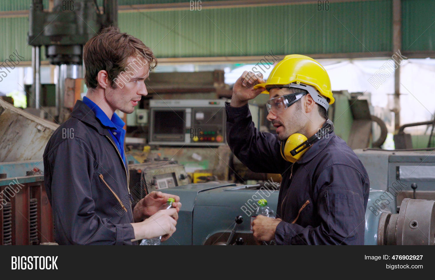 Tired Factory Workers Image & Photo (Free Trial) | Bigstock