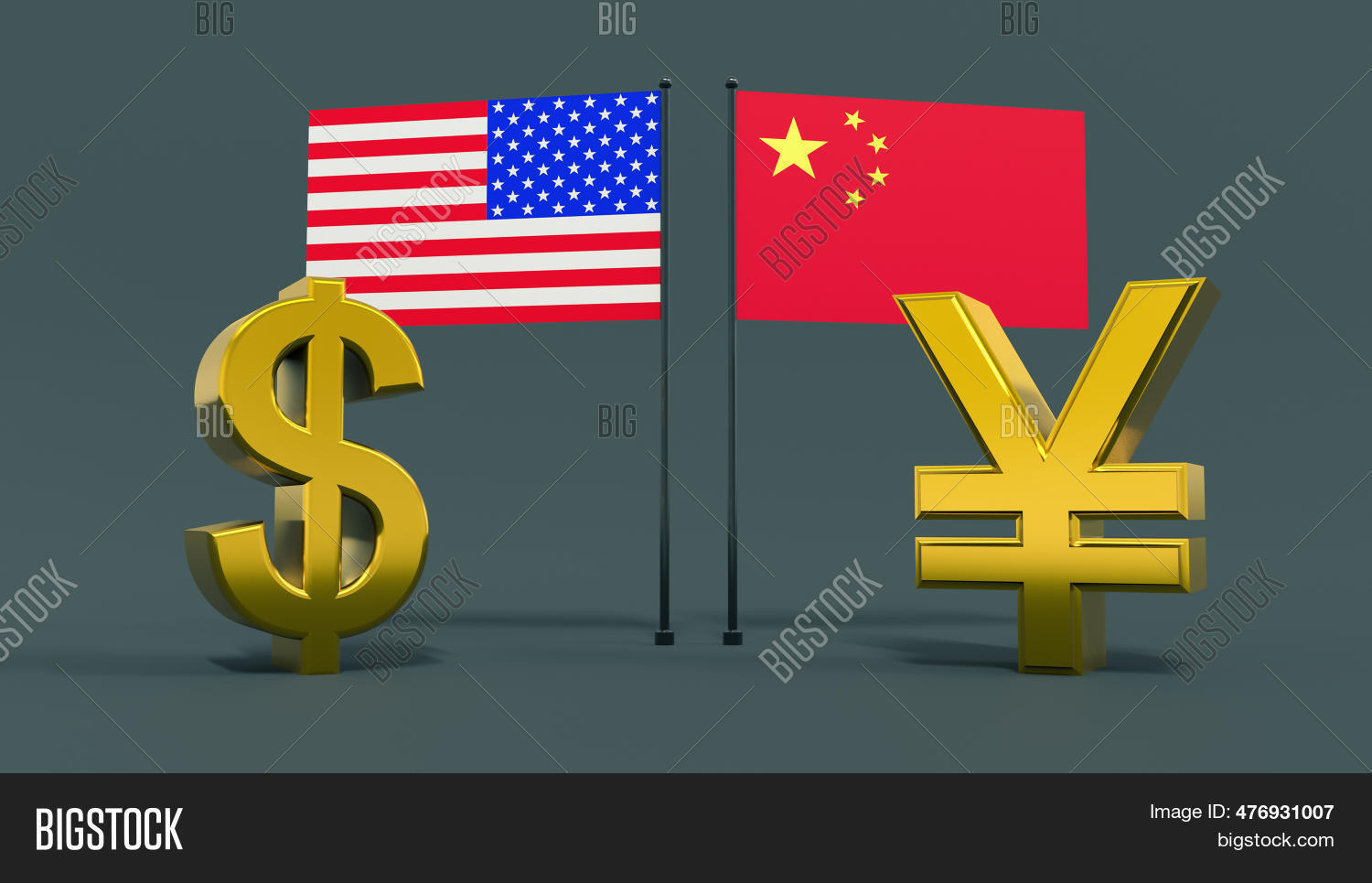 Dollar Yuan Symbols Image & Photo (Free Trial) | Bigstock