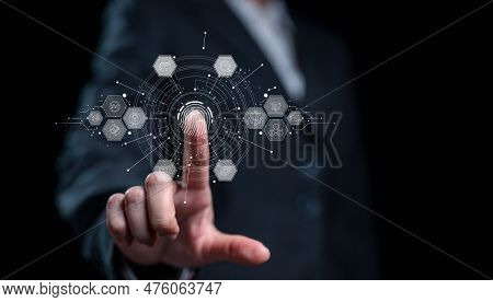 Fingerprint Scan Image & Photo (Free Trial) | Bigstock