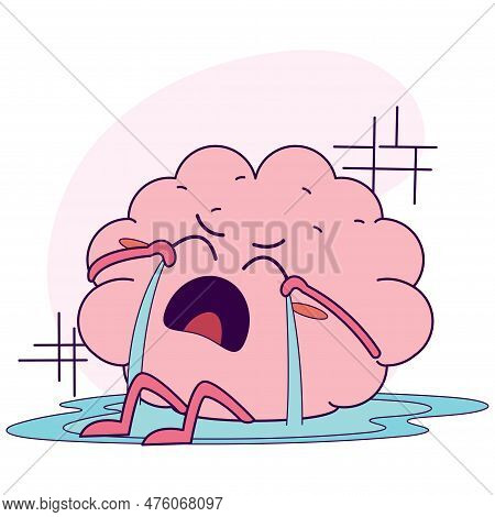 Isolated Cute Crying Vector & Photo (Free Trial) | Bigstock