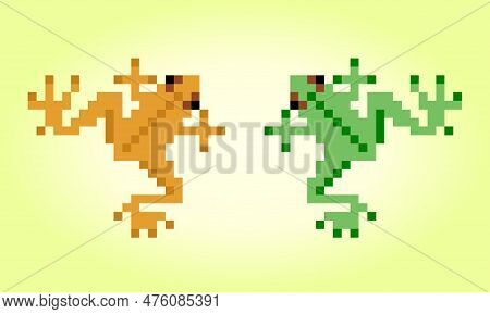 8 Bit Pixel Frog. Vector & Photo (Free Trial) | Bigstock