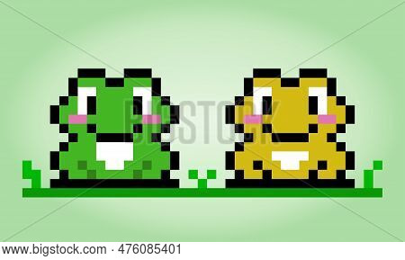 8 Bit Pixel Frog. Vector & Photo (Free Trial) | Bigstock