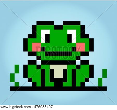 8 Bit Pixel Frog. Vector & Photo (Free Trial) | Bigstock