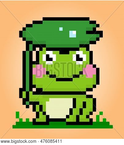 8 Bit Pixel Frog. Vector & Photo (Free Trial) | Bigstock
