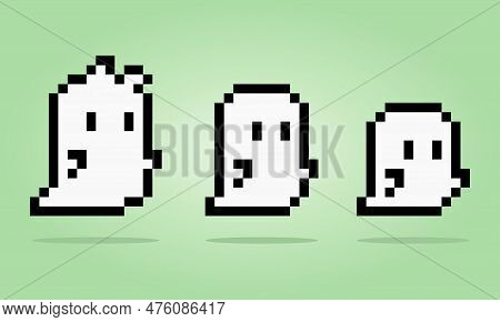 8 Bit Pixel Ghost. Vector & Photo (Free Trial) | Bigstock