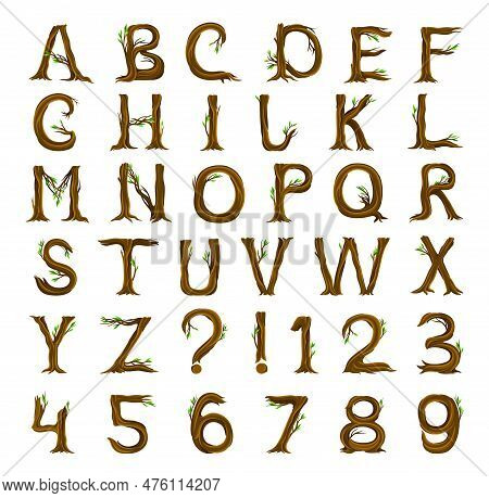 Forest Alphabet Vector & Photo (Free Trial) | Bigstock