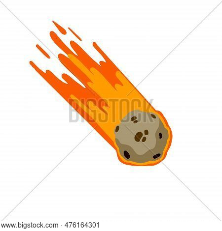 Meteor Trail Fire. Vector & Photo (Free Trial) | Bigstock